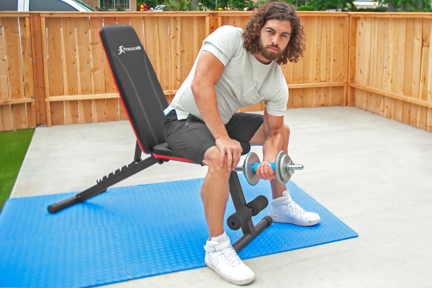 Adjustable Weight Bench without Resistance Bands - ProsourceFit