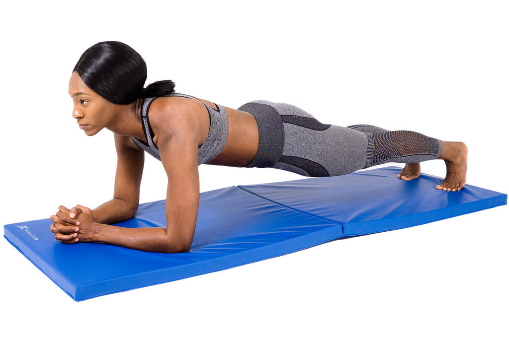 Bi-Fold Folding Exercise Mat Black - ProsourceFit