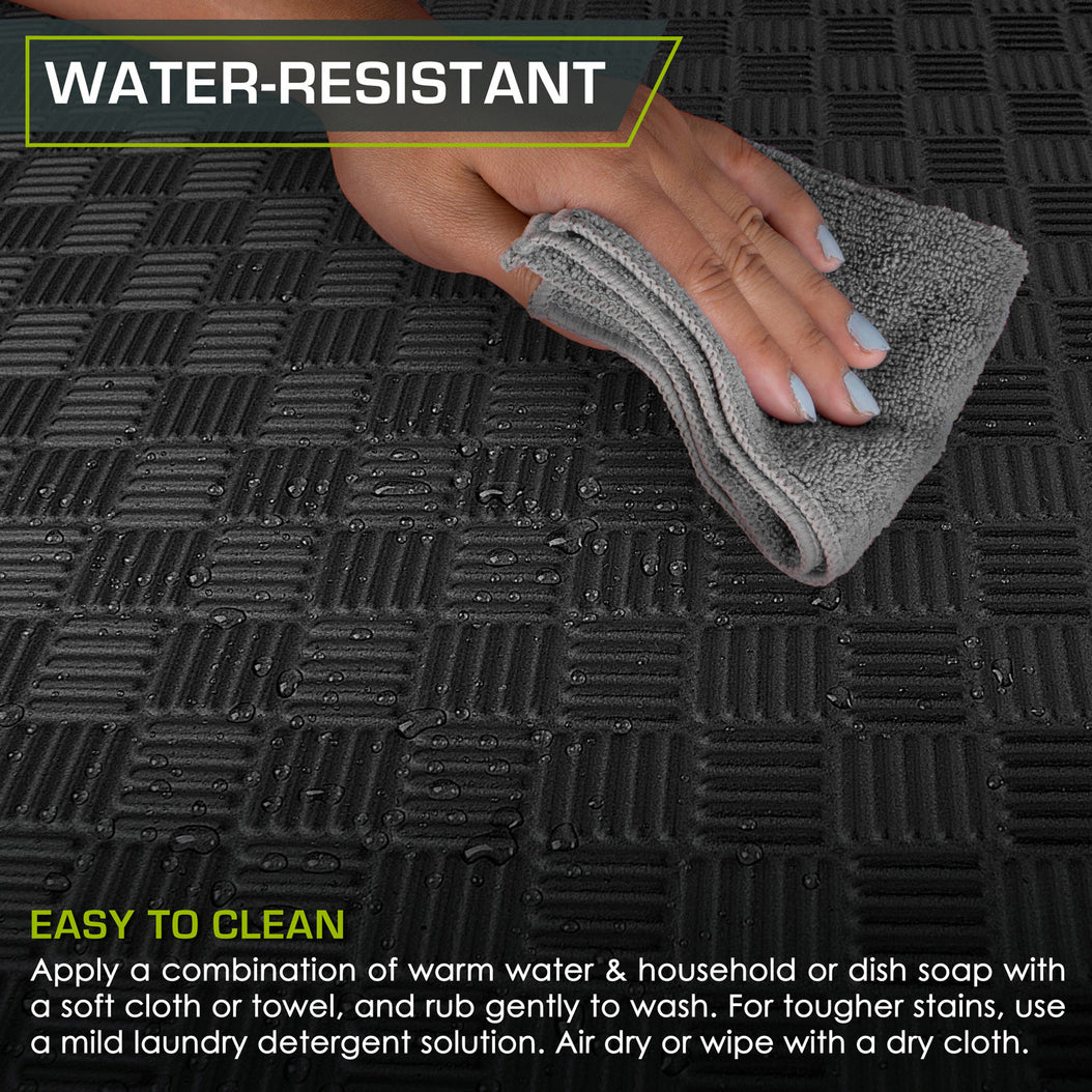 Checkered Exercise Puzzle Mat 1/2-in, 24 Sq Ft – ProsourceFit