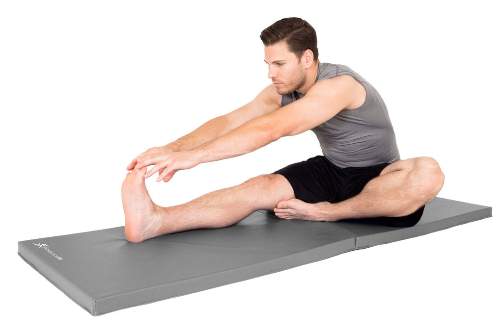 Bi-Fold Folding Exercise Mat Black - ProsourceFit