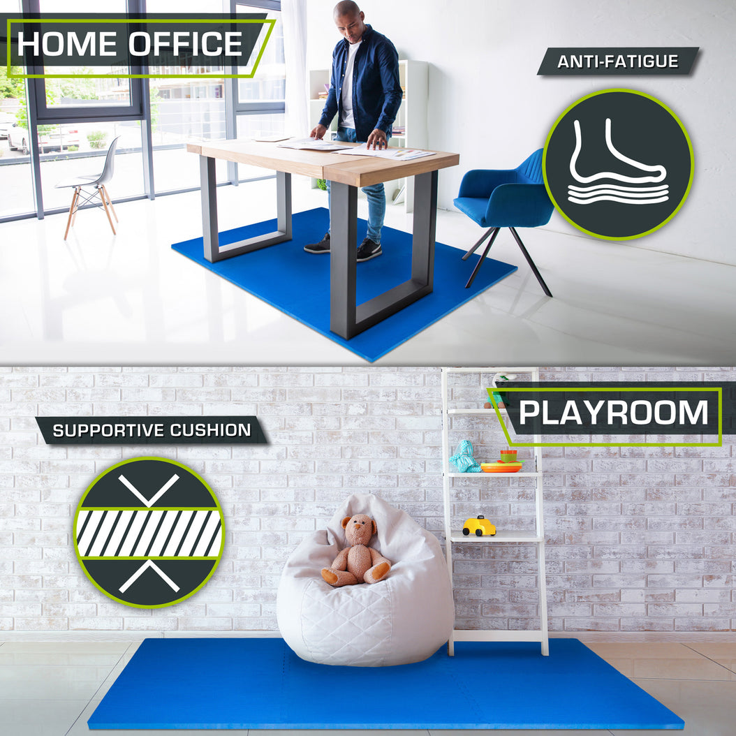 Exercise Puzzle Mat 1-in, 24 Sq Ft – ProsourceFit