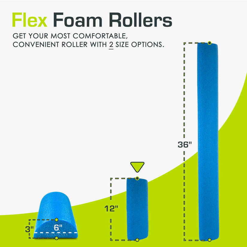 Flex Half-Round Foam Roller – ProsourceFit