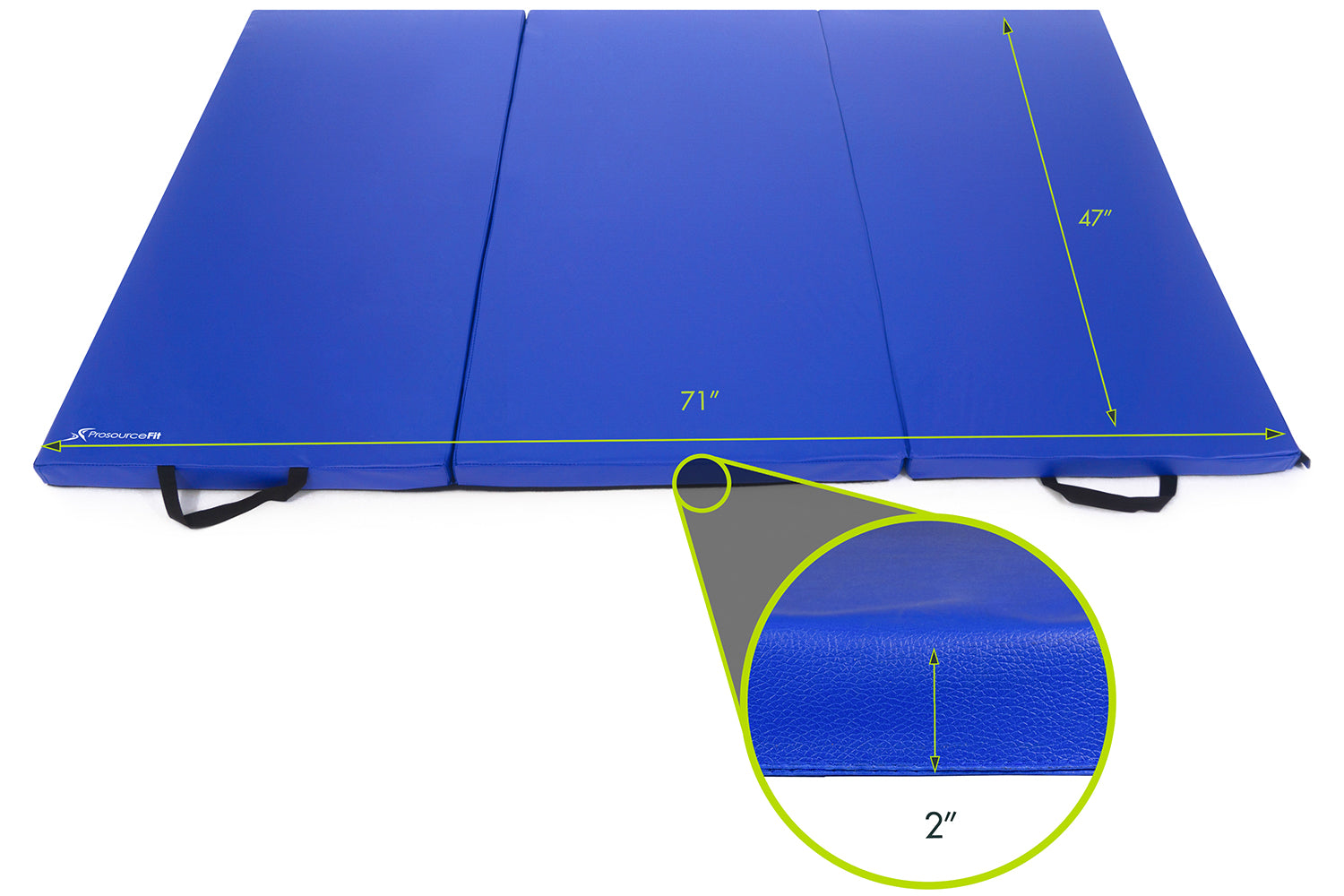 Tri-Fold Folding Exercise Mat 6x4x2 – ProsourceFit