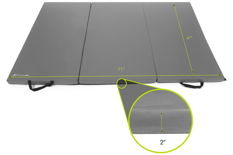 Tri-Fold Folding Exercise Mat 6x4x2 – ProsourceFit
