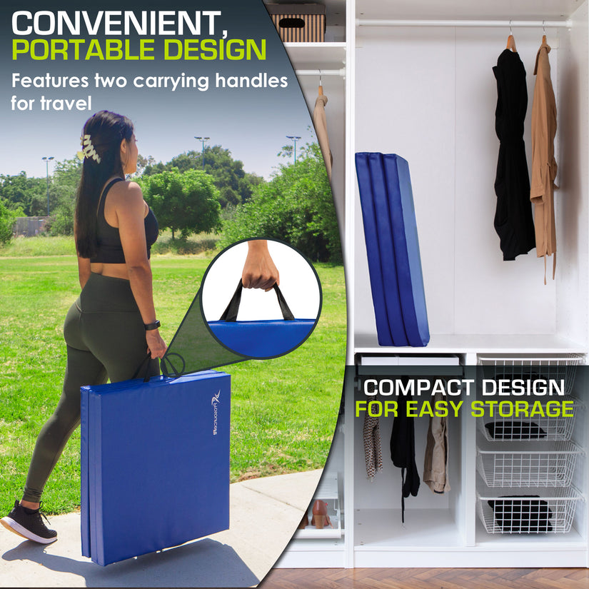 Tri-Fold Folding Exercise Mat – ProsourceFit