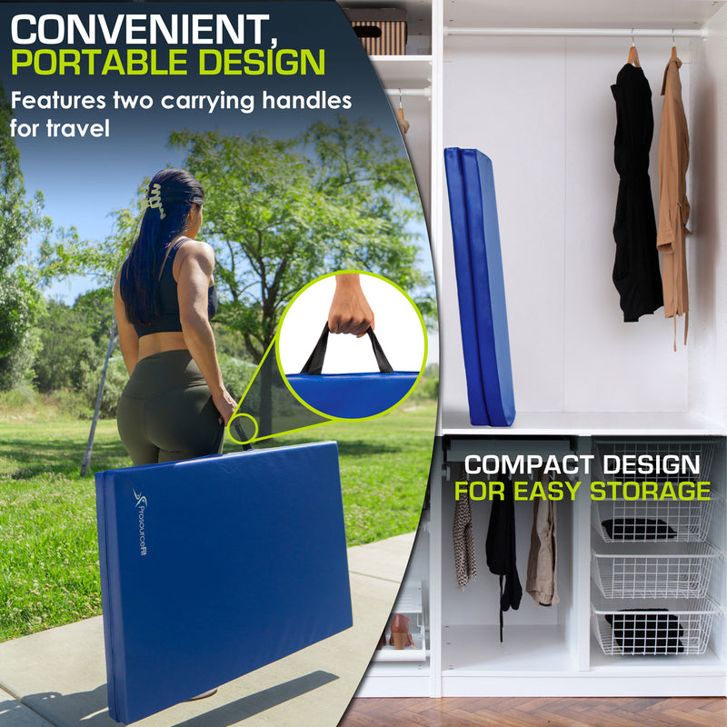 Bi-Fold Folding Exercise Mat – ProsourceFit