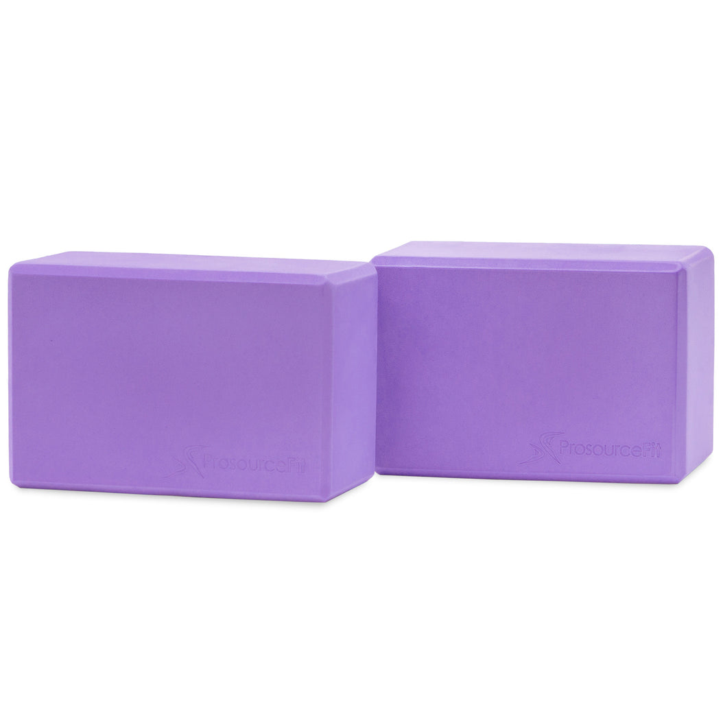 Set of 2 Foam Yoga Blocks – ProsourceFit