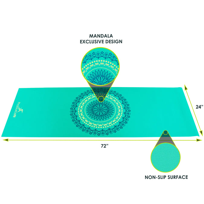 Mandala Yoga Mat 3/16" (5mm) – ProsourceFit
