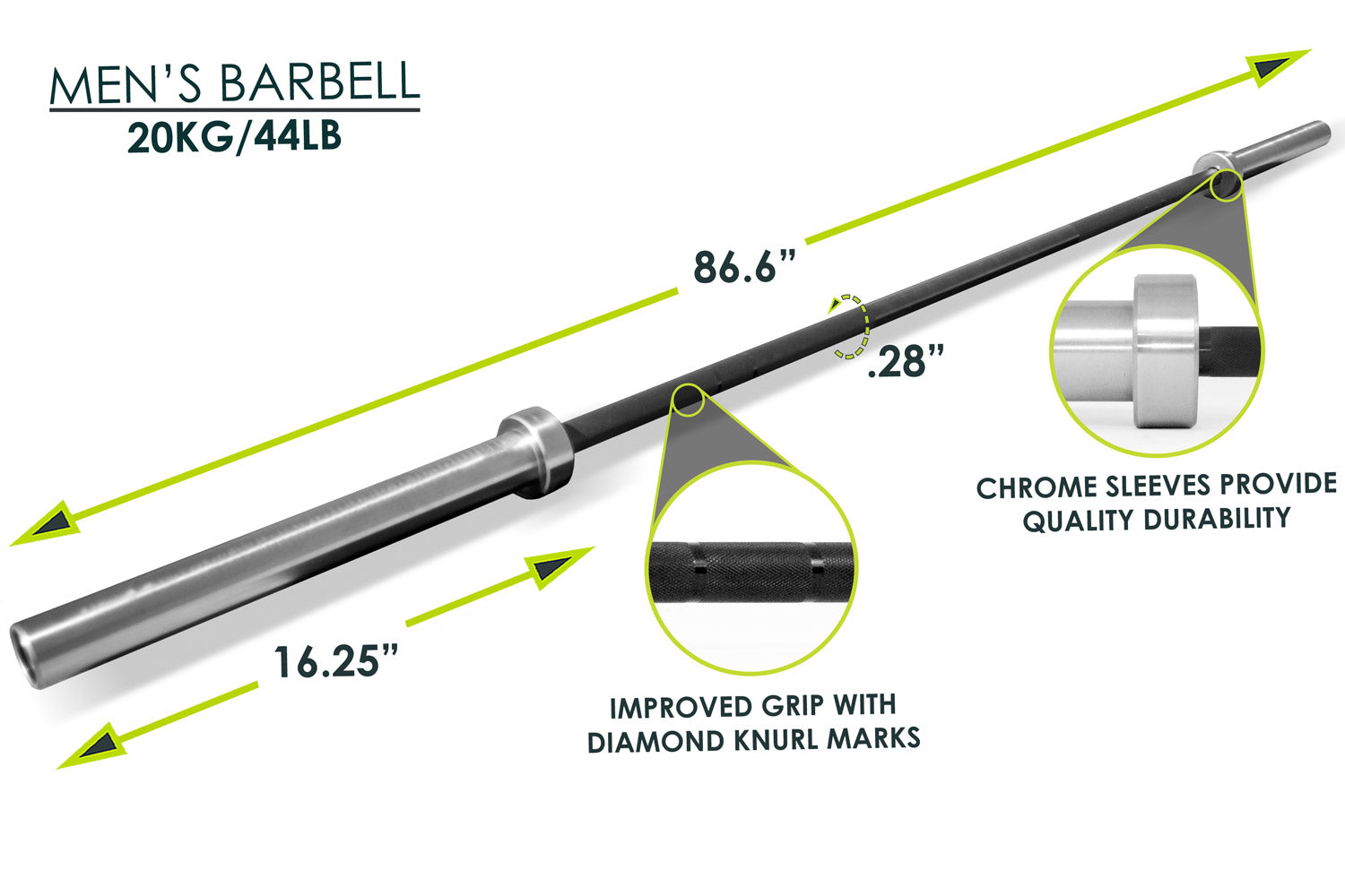 Multipurpose Olympic Barbell – ProsourceFit
