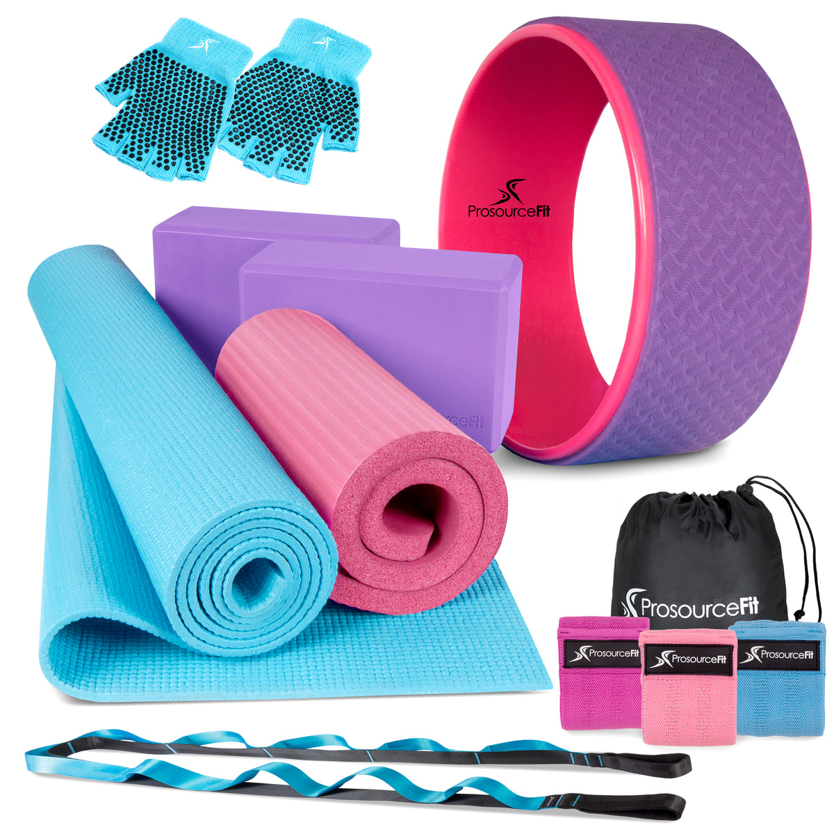 7-Piece Yoga Starter Set – ProsourceFit