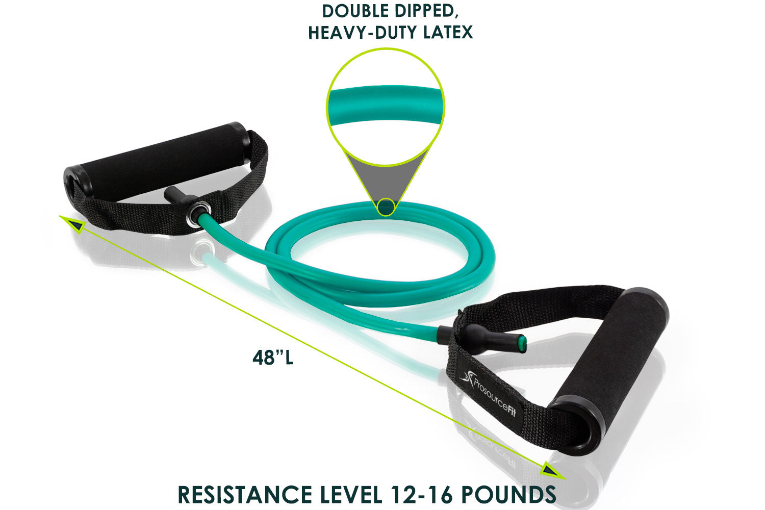 Tube Resistance Bands Set with Attached Handles – ProsourceFit