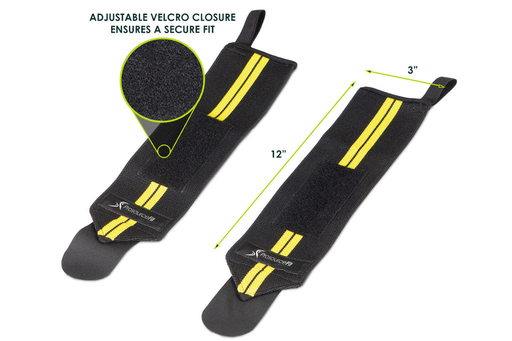 Weight Lifting Wrist Wrap with Loop Red - ProsourceFit